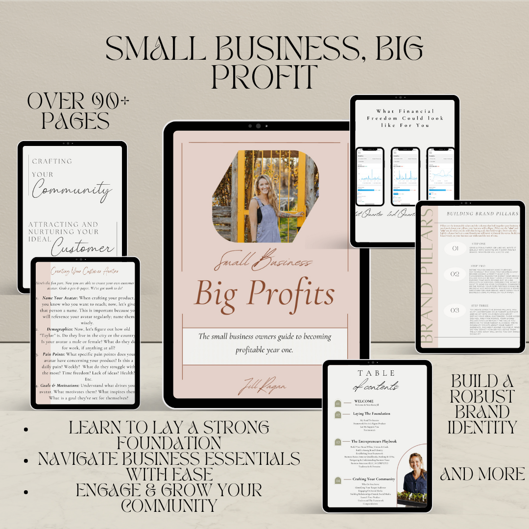 Small Business Big Profit Guide (E-Book) – The Whispering Willow Farm